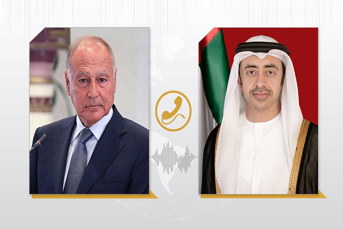 H.H. Sheikh Abdullah bin Zayed, Arab League Chief review latest Arab ...