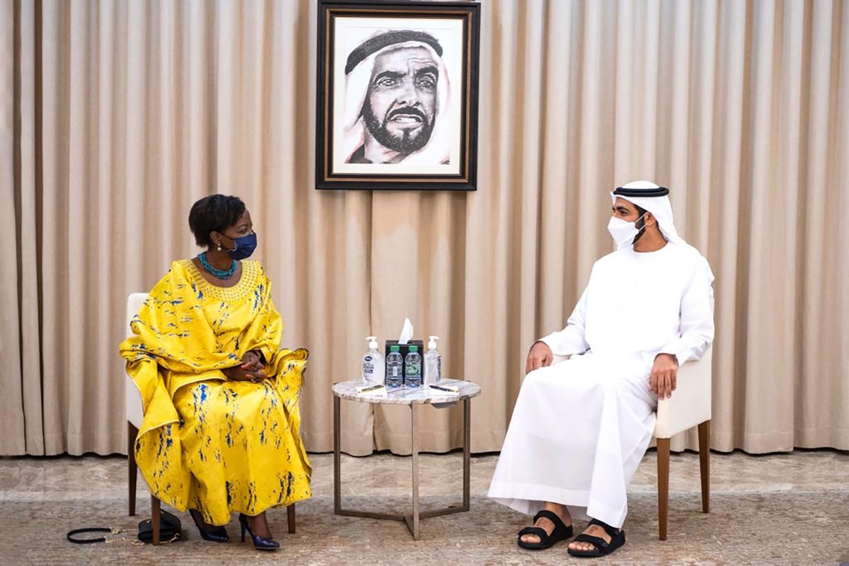 Sheikh Shakhbout bin Nahyan Al Nahyan receives Secretary-General of ...