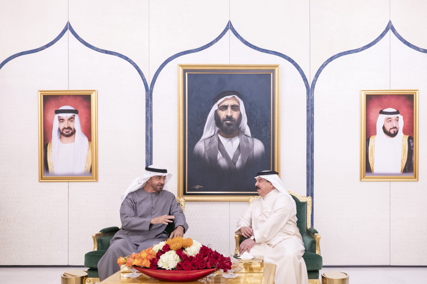 His Highness Sheikh Mohamed bin Zayed, King of Bahrain review ...