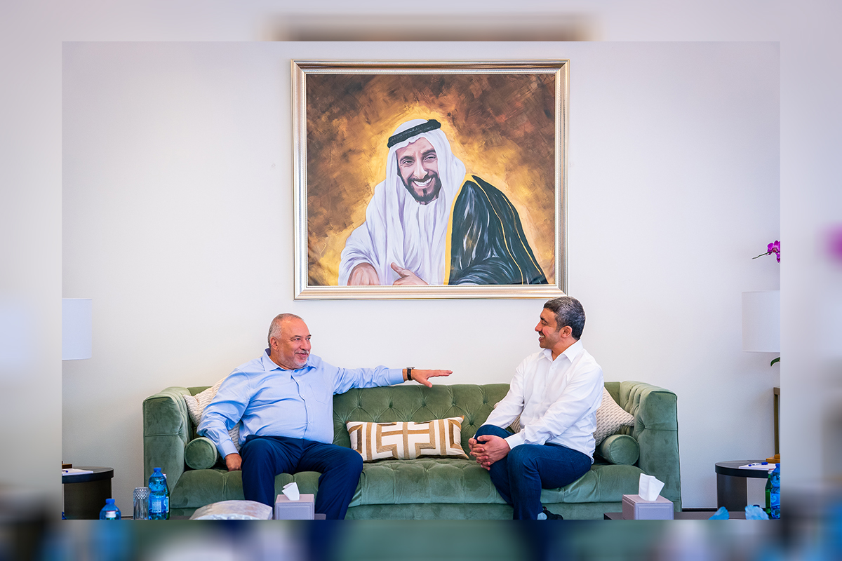 H.H. Sheikh Abdullah bin Zayed meets with Israeli Finance Minister