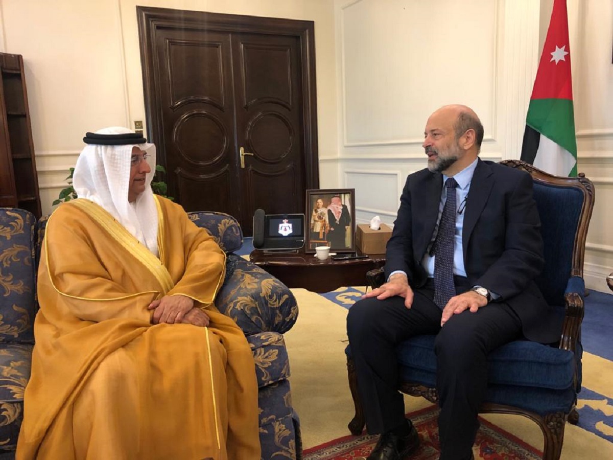 Jordanian Prime Minister meets UAE Ambassador.