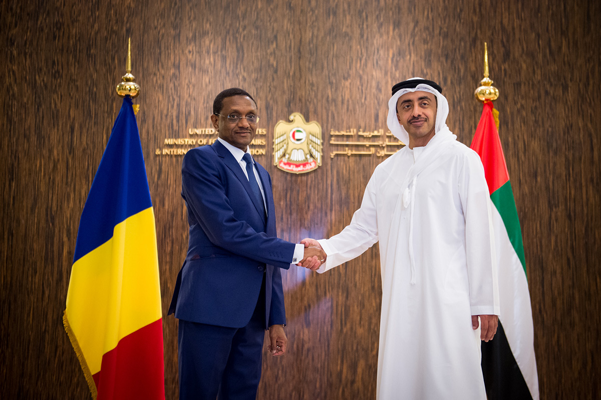 MoFAIC || News || H.H. Sheikh Abdullah bin Zayed receives Chad's ...