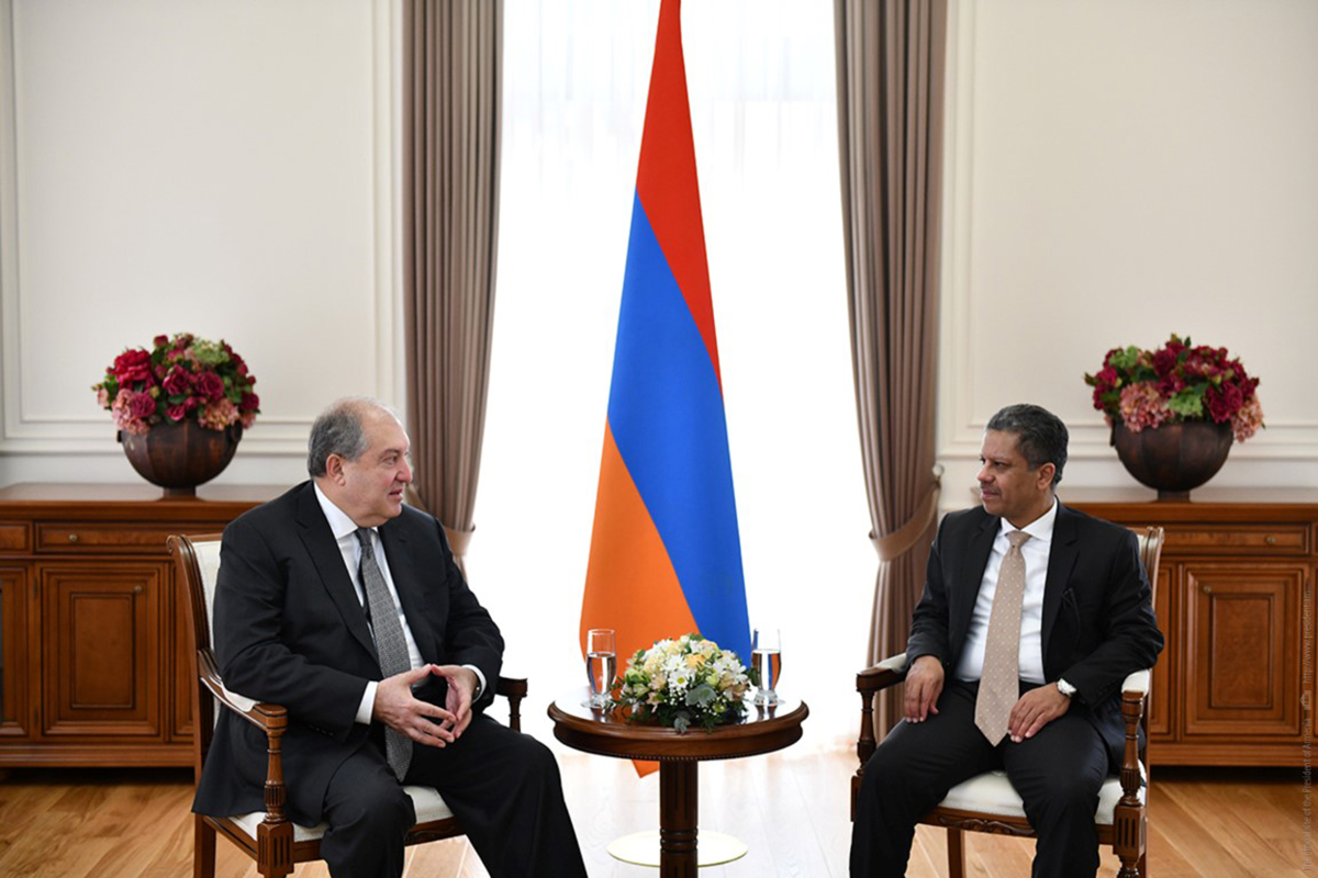 MoFAIC || News || Armenian President meets UAE Ambassador.