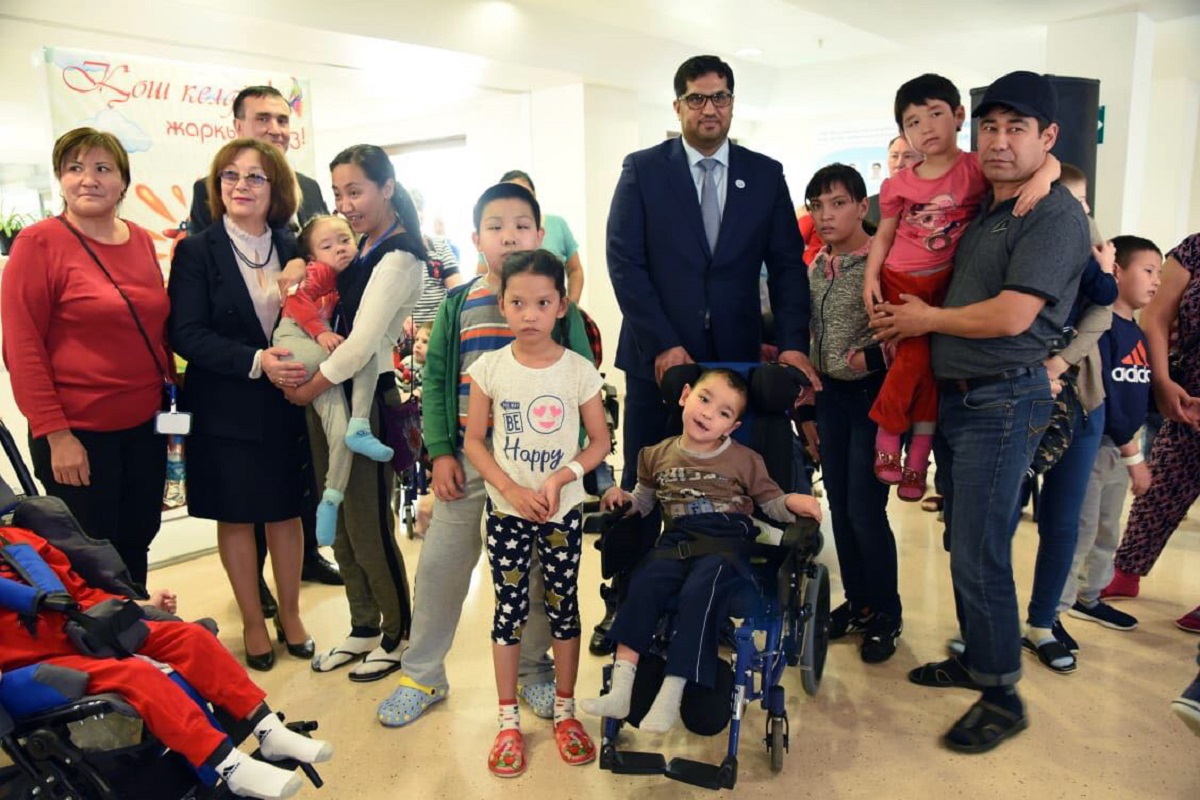MoFAIC || News || UAE Ambassador visits children's hospitals in Astana