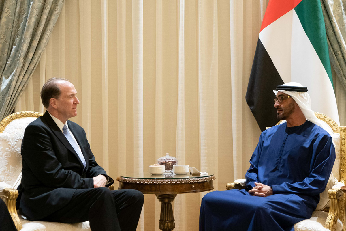 His Highness Sheikh Mohamed bin Zayed, WBG President explore prospects ...