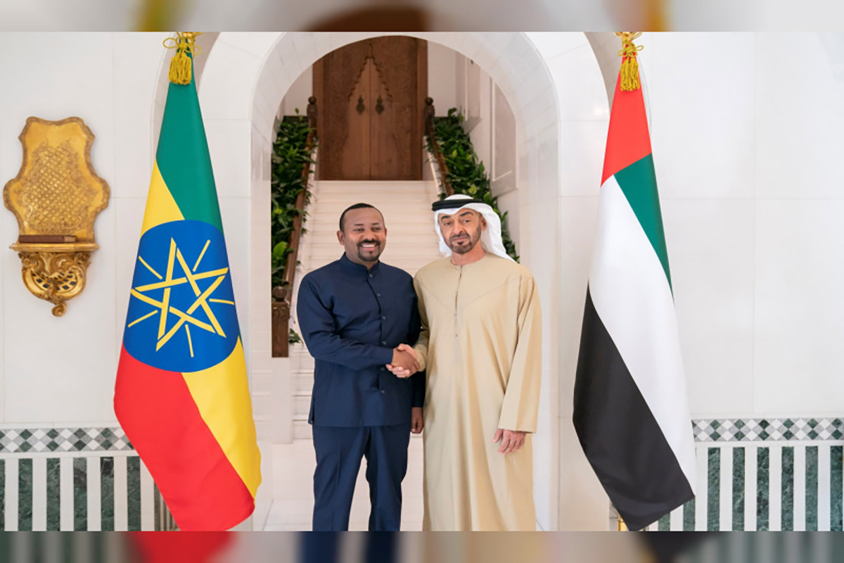 His Highness Sheikh Mohamed bin Zayed receives Ethiopian PM.