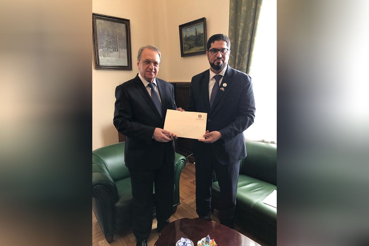 UAE Ambassador presents credentials to Russian Deputy FM
