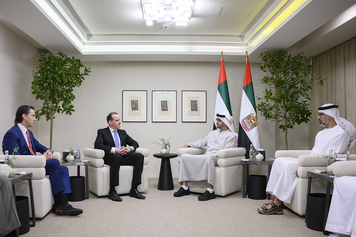 UAE President meets with US National Security Council Coordinator for ...