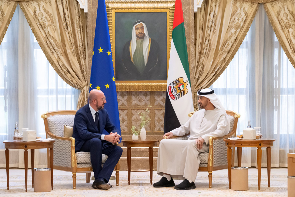 UAE President receives President of European Council